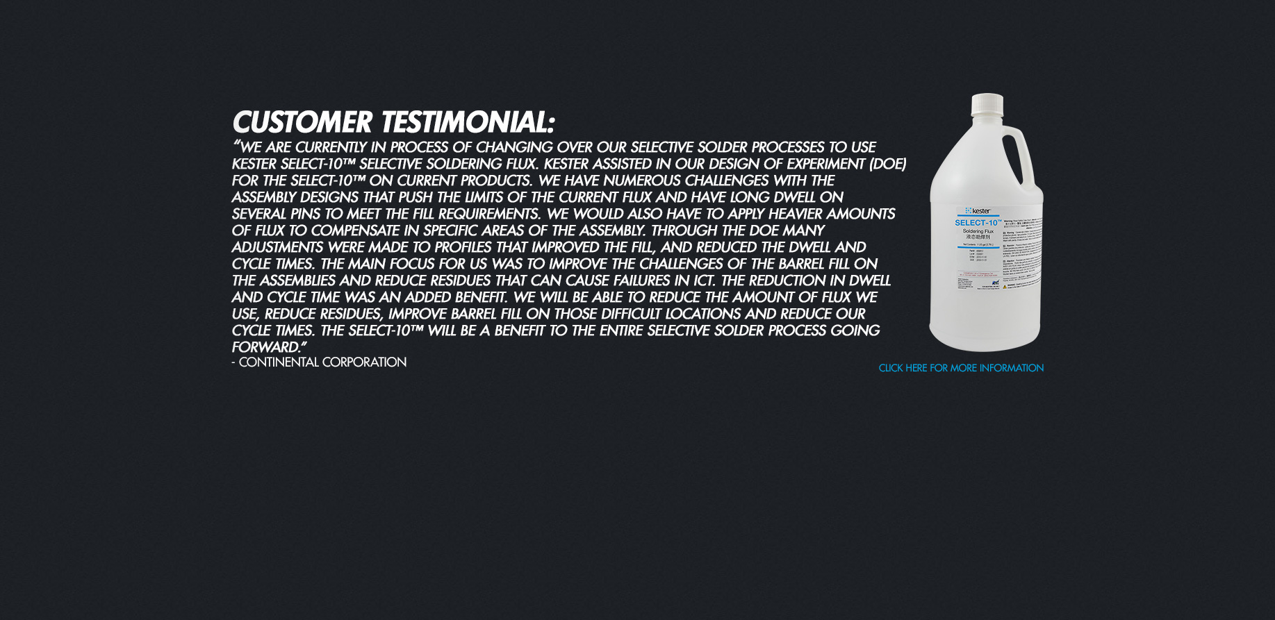 Kester | Global Leader in Solder and Solder Related Products